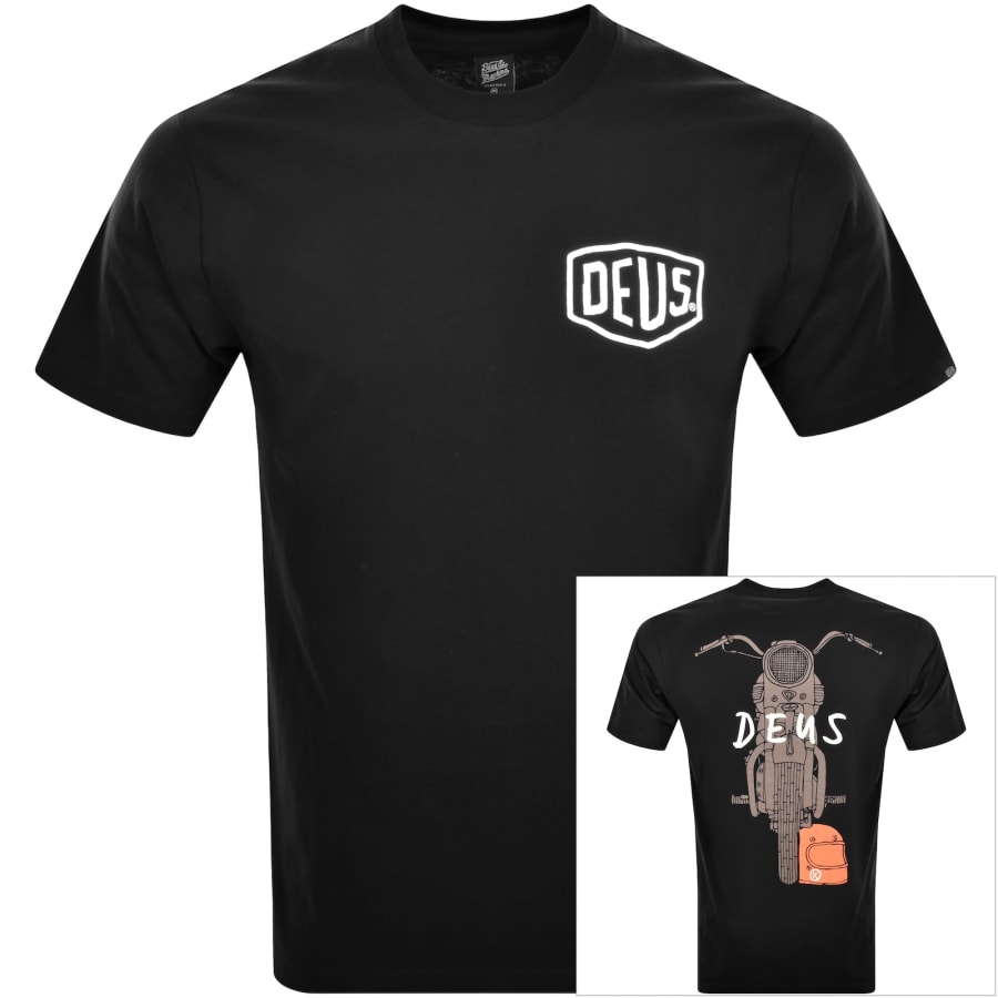 Deus Ex Machina Frontage T Shirt Black